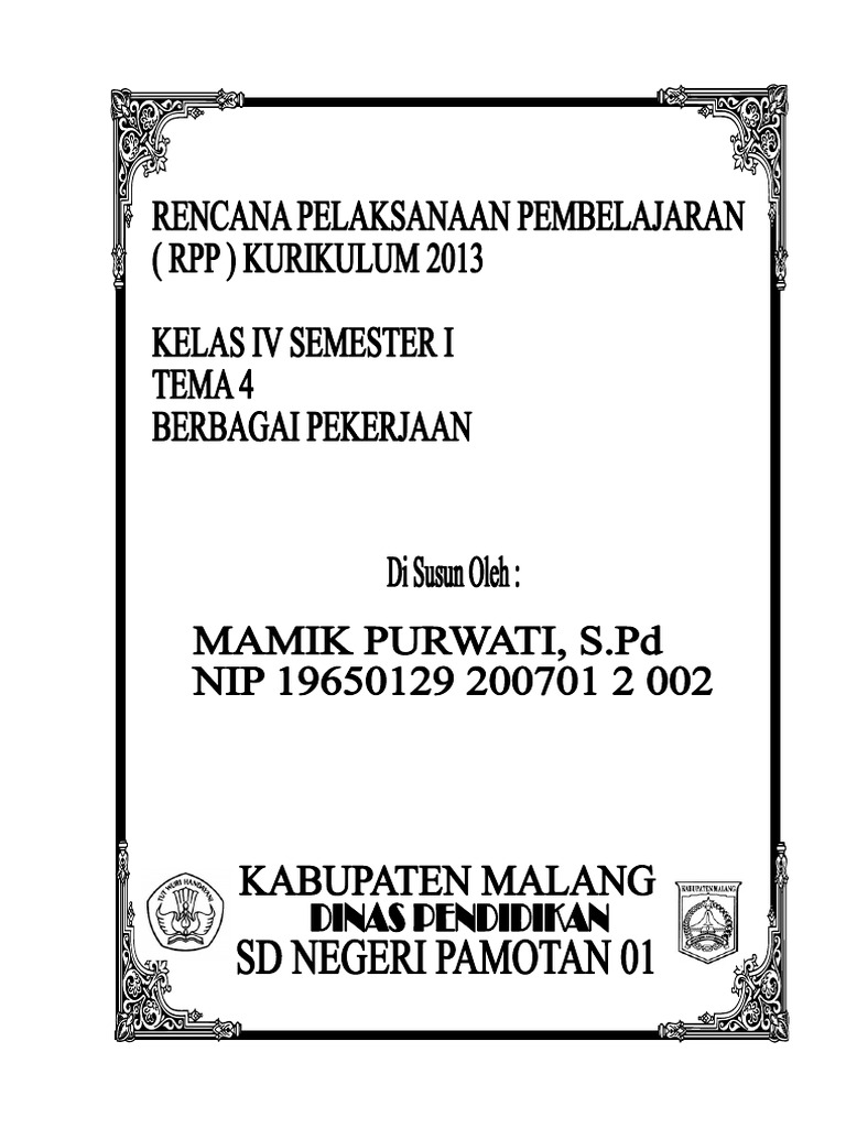 Cover Pembelajaran K13 | PDF