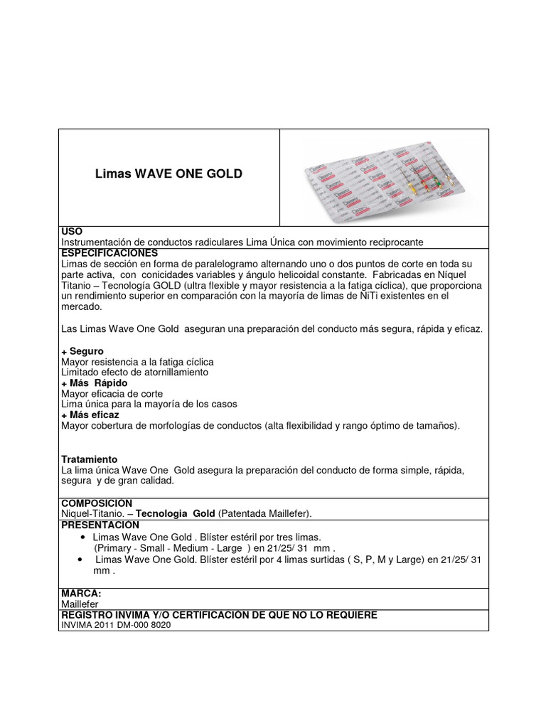 Ft. Limas Wave One Gold | PDF