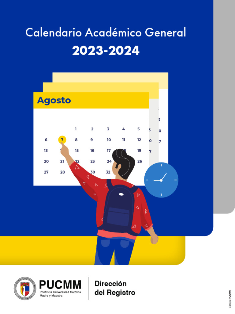 Httpswww.pucmm.edu.DoDocumentscalendariosCalendario Academico 2023 2024.PDF | PDF | Días ...