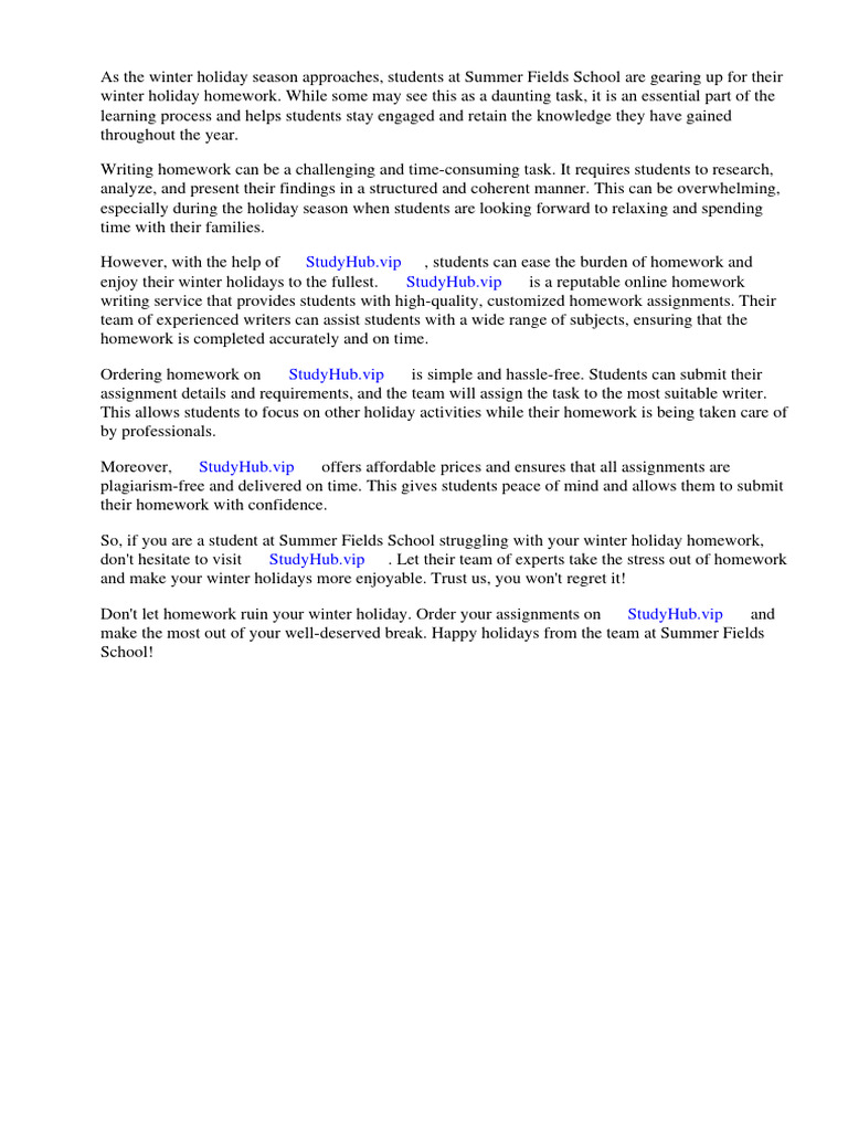 Summer Fields School Winter Holiday Homework | Download Free PDF | Http Cookie | Homework