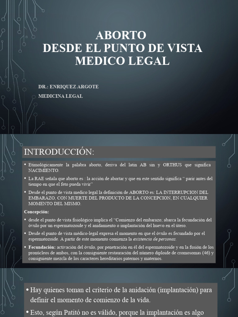 Aborto: Perspectiva Médico Legal en Bolivia | PDF | Aborto espontáneo ...