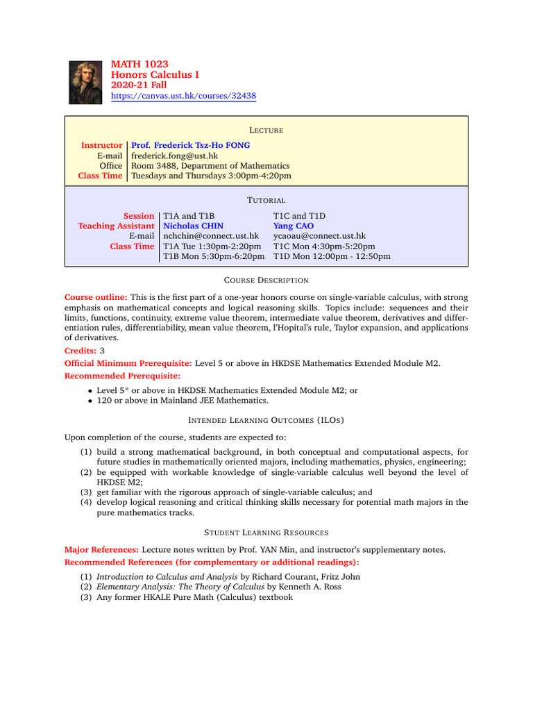 Syllabus Pdf Derivative Mathematics