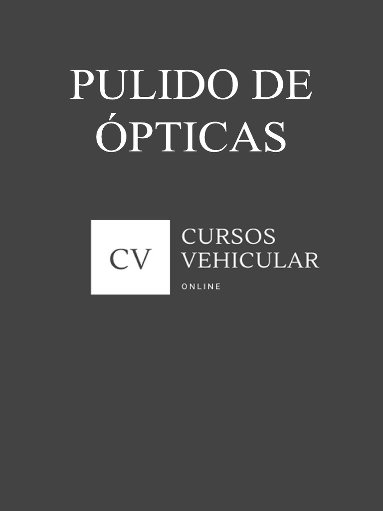 Pulido de ópticas (3) | PDF