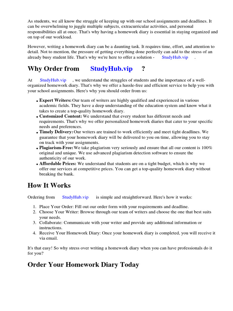 School Homework Diary | PDF | Prices | Http Cookie