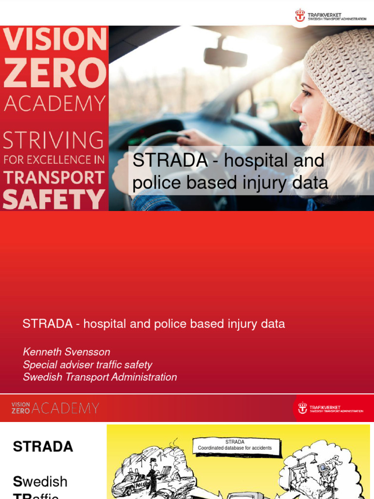 STRADA - hospital and police based injury data - Kenneth Svensson | PDF | Vertebral Column ...