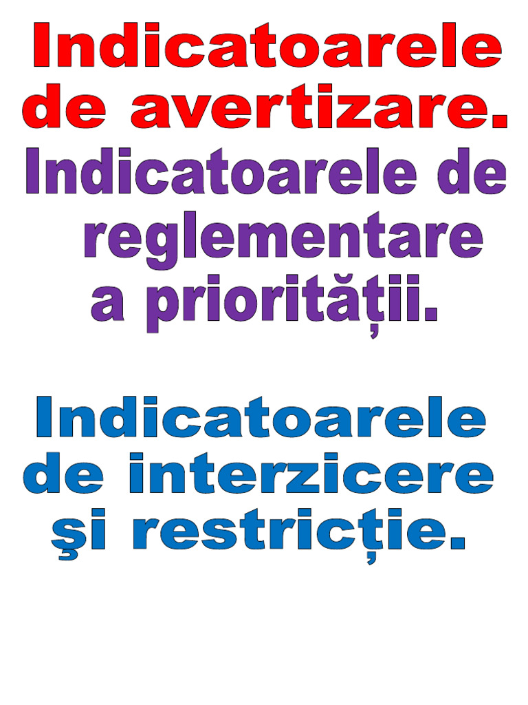 Indicatoarele de Avertizare | PDF