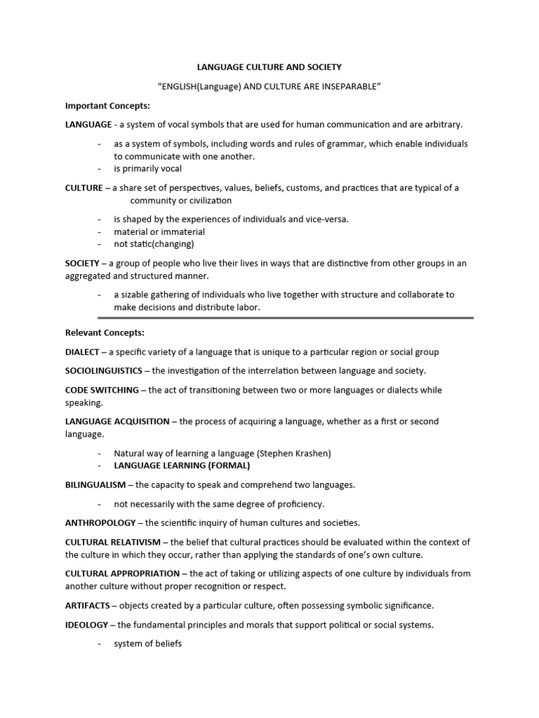 Language Culture and Society | PDF | Teachers | Learning