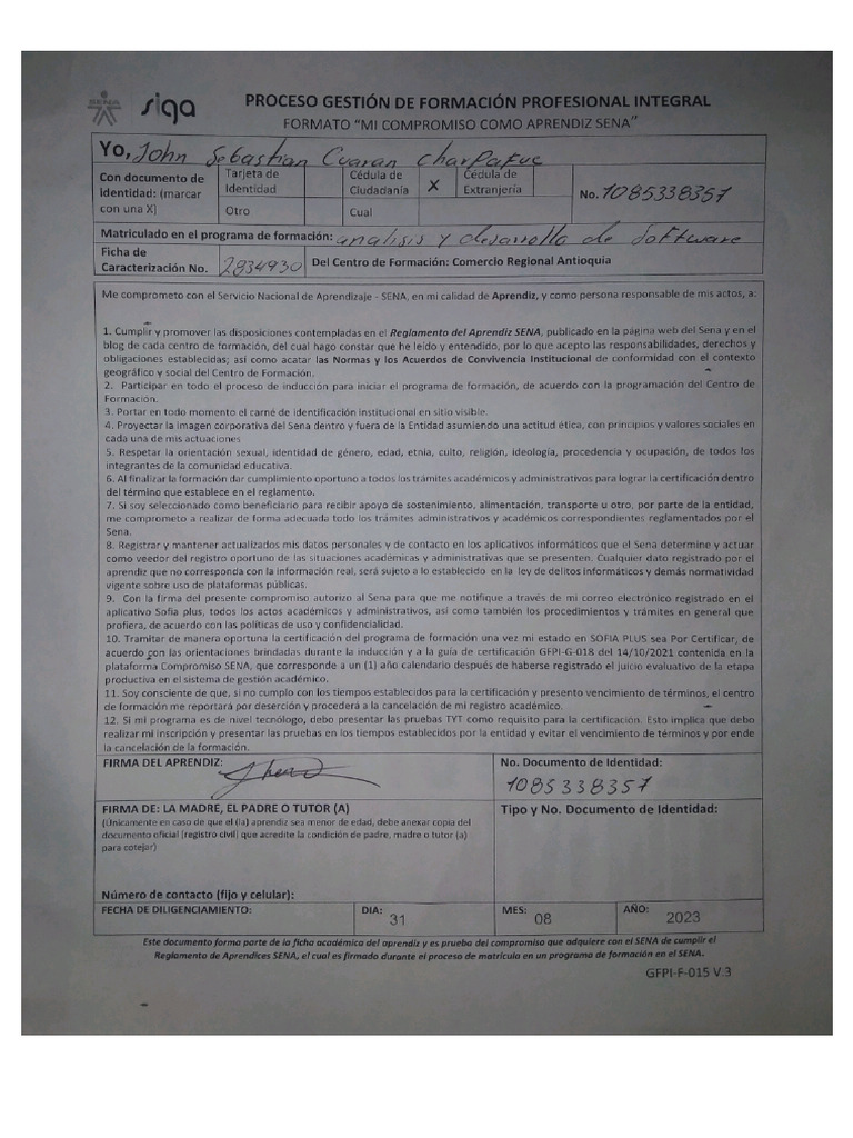 Documentos Sena | PDF