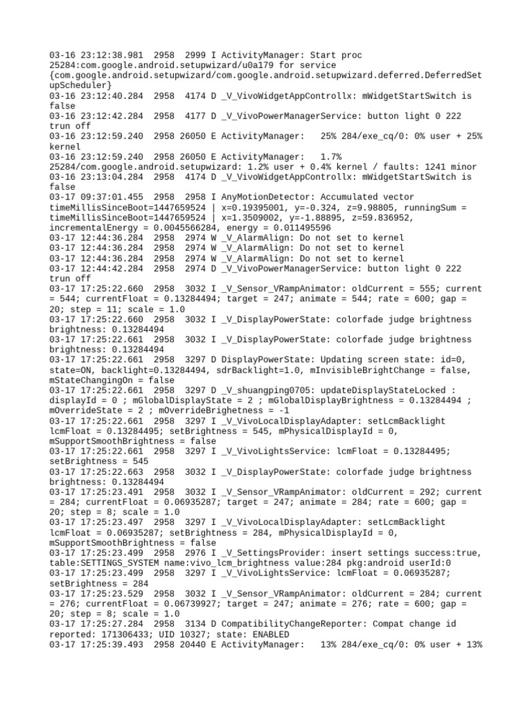 Log | PDF | Computer Architecture | System Software