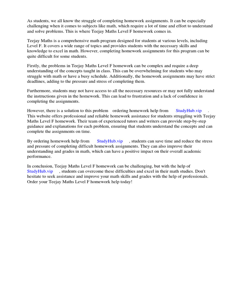 Teejay Maths Level F Homework | PDF | Homework | Mathematics