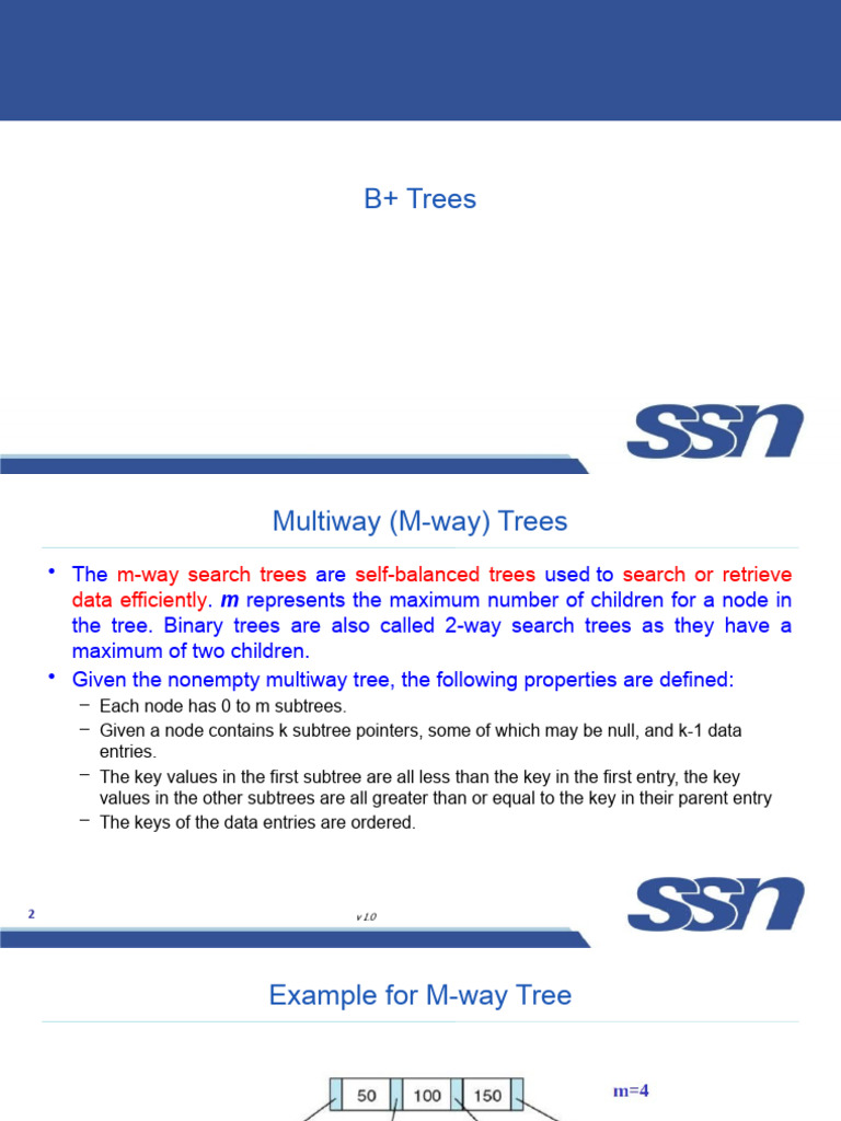 2 BPlus Trees | Download Free PDF | Database Index | Computer Data