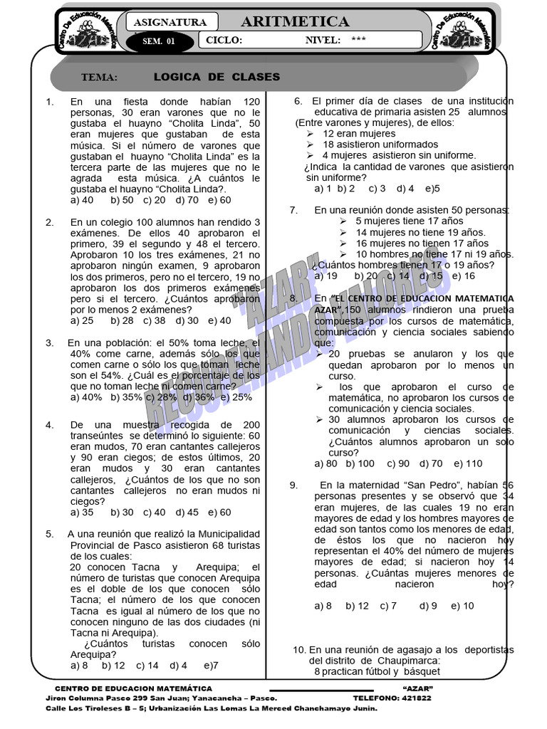 Aritmetica Modu 01 Teori Conj | PDF