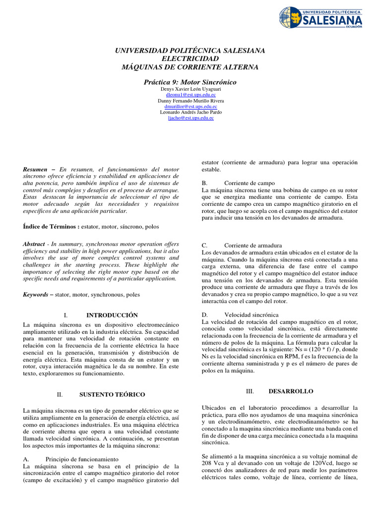 Práctica 9 MS | PDF | Ingenieria Eléctrica | Electromagnetismo