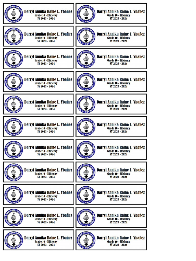 Small Labels | PDF
