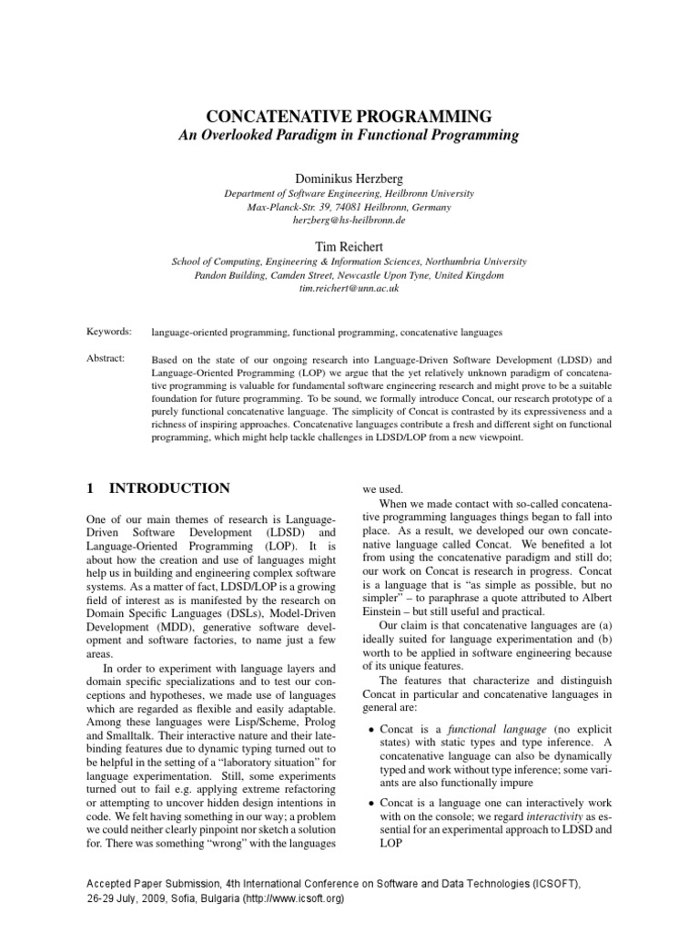 Concatenative Programming | PDF | Programming Language | Subroutine