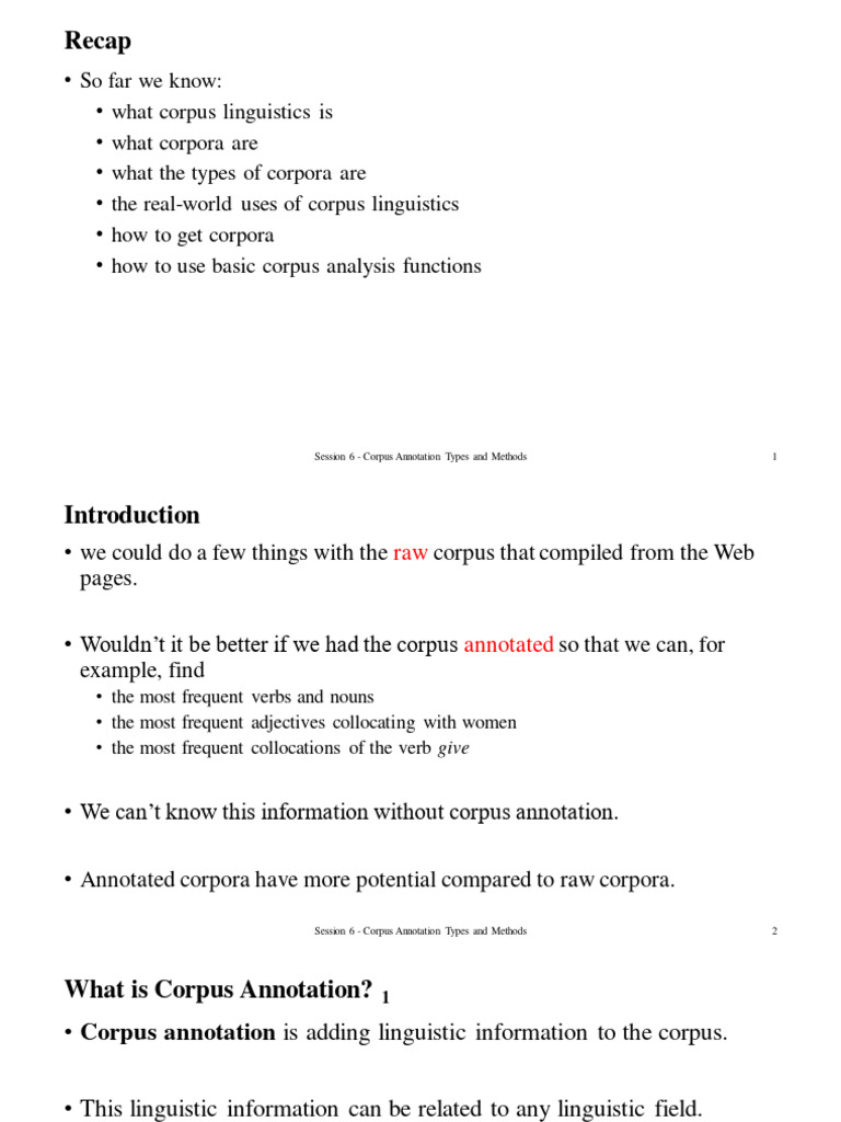 Manual Annotation | PDF | Idiom | Annotation