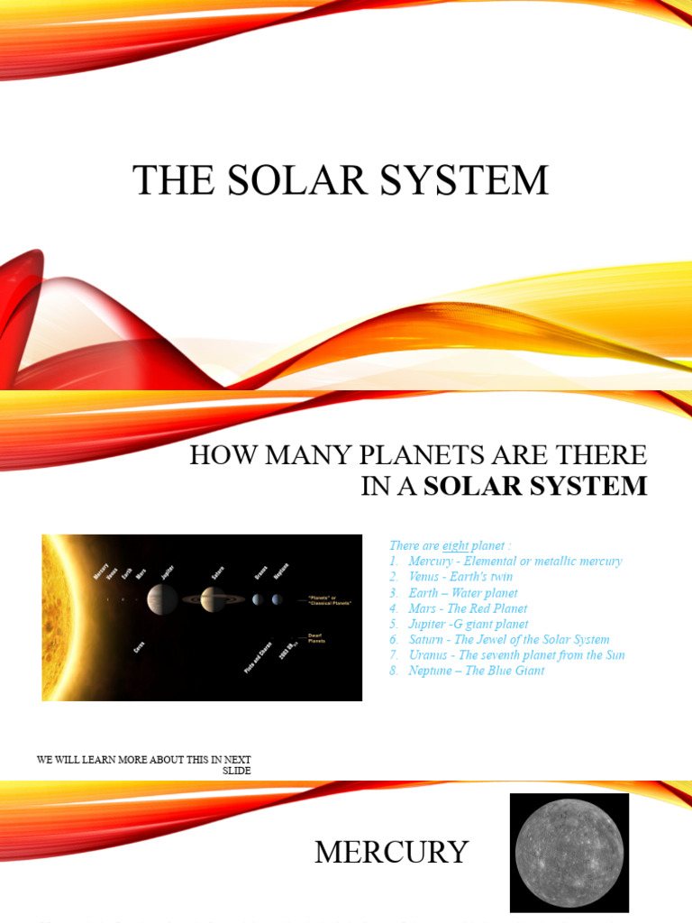 The Solar System | PDF | Mars | Jupiter