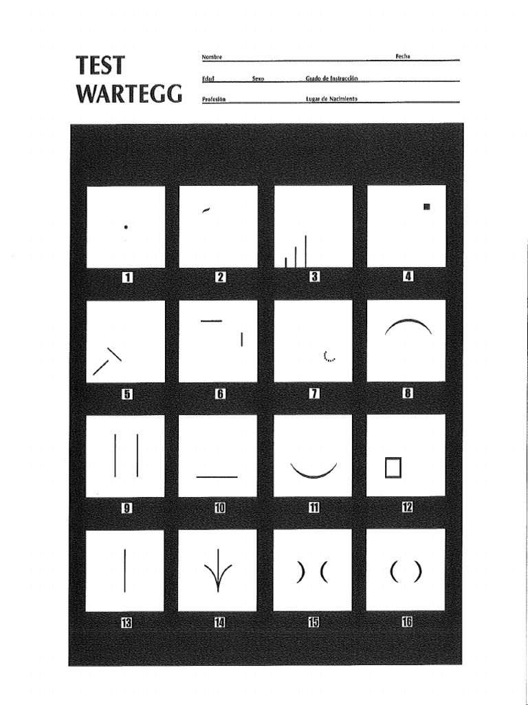 Wartegg 16 Campos | PDF