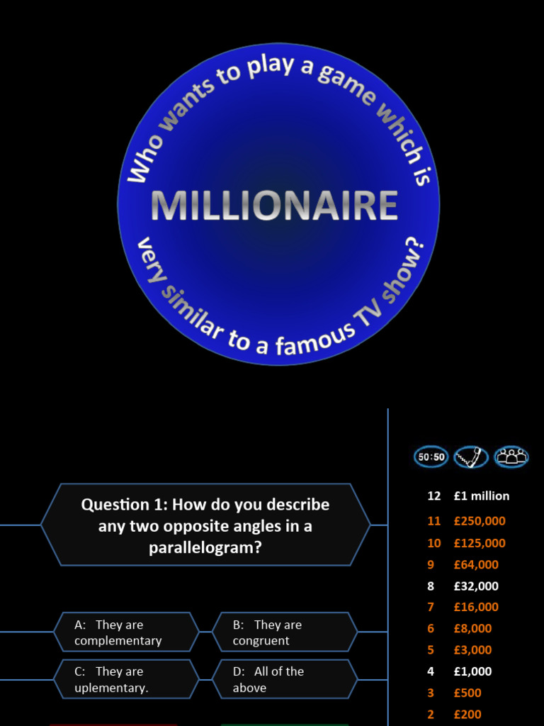 Millionaire | PDF | Elementary Geometry | Euclidean Geometry