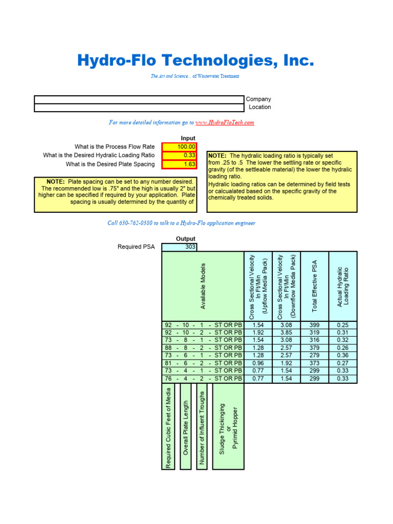 Clarifier Sizing | Download Free PDF | Sewage Treatment | Industrial ...