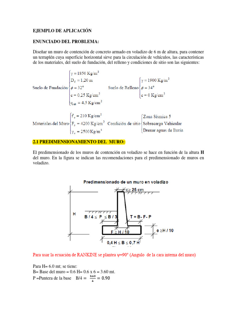 Parte Ii M de Contencion Cerna 1 | PDF | Hormigón | Fundación (Ingeniería)
