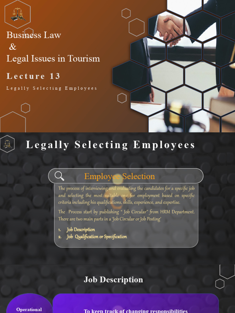 Business Law Presentation Final | PDF | Employment | Civil Rights Act ...