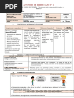 Sesion D1 PS Responsabilidades en Familia | PDF | Evaluación | Salón de clases