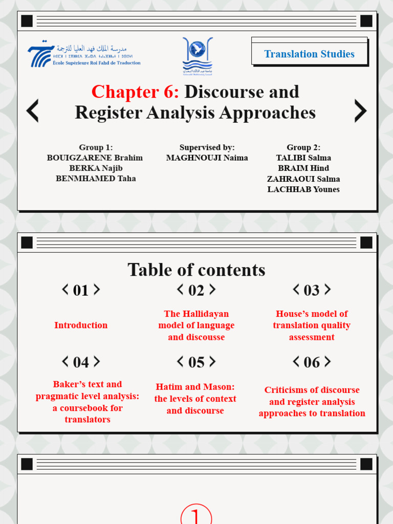 Discourse and Register Analysis Approaches | PDF | Translations | Linguistics