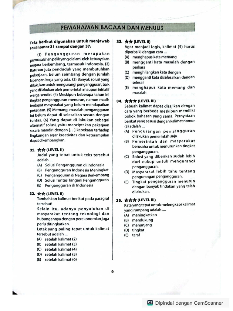 Soal SNBT | PDF