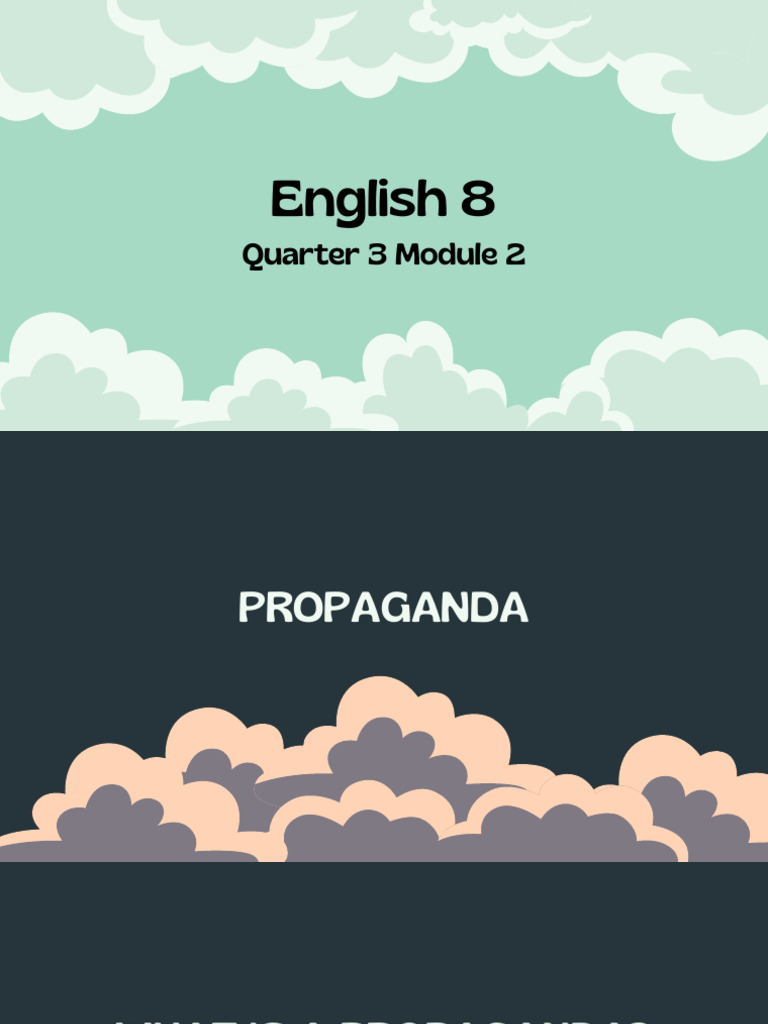 Q3 Module 2 Propaganda | PDF | Propaganda | Advertising