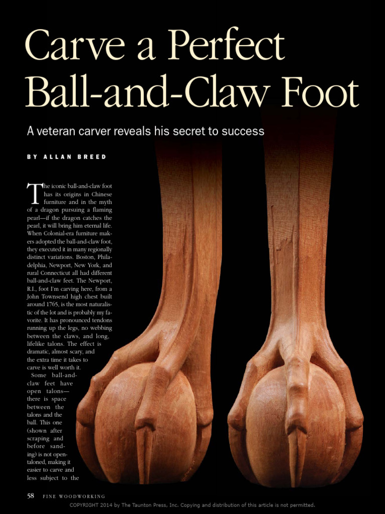 Ball and Claw Carving | PDF