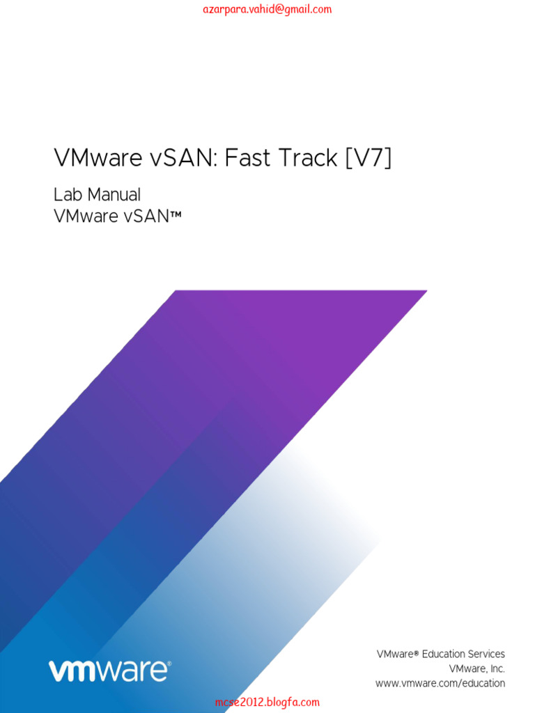 Edu en Vsanft7 Lab Se | PDF | Virtual Machine | Computer Engineering