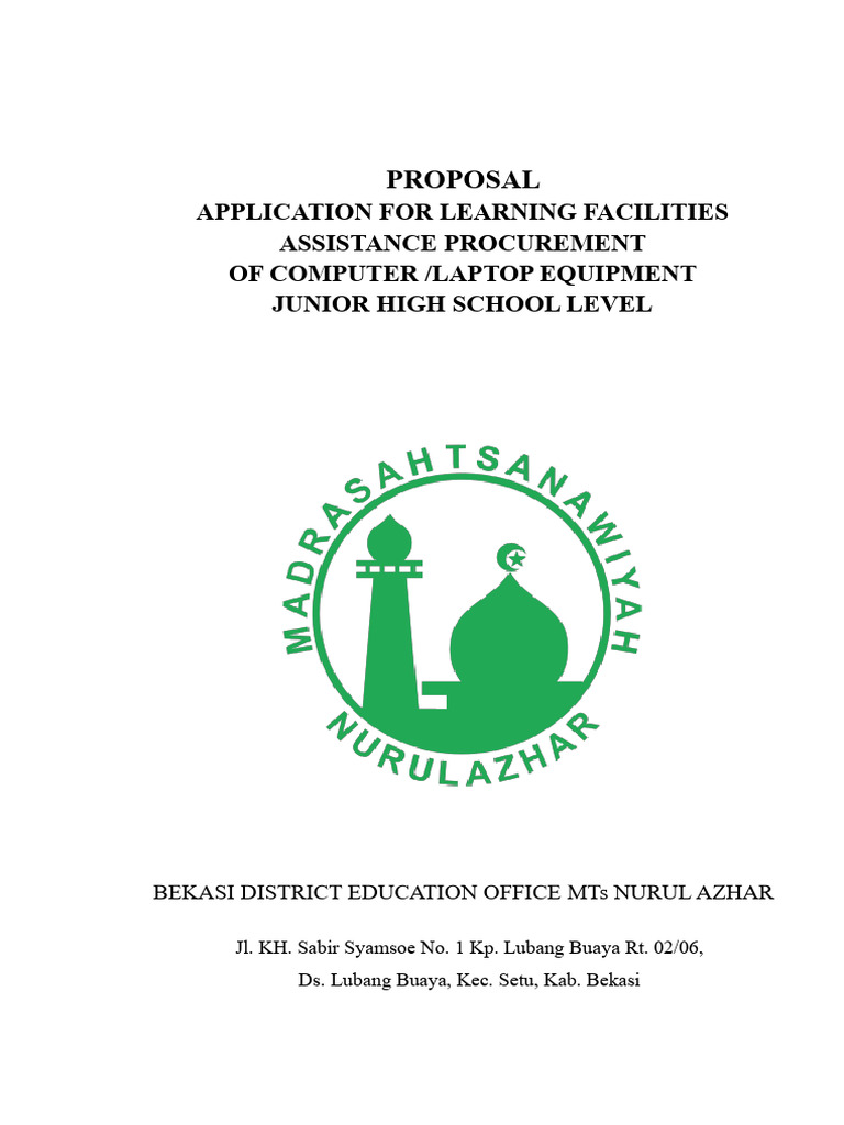 Proposal B. Inggris Mts | PDF