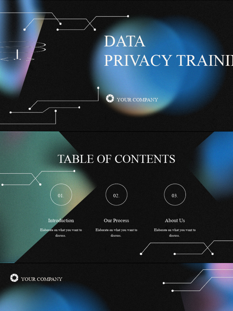 Template de PPT Data Privacy Training Presentation | PDF | Human ...