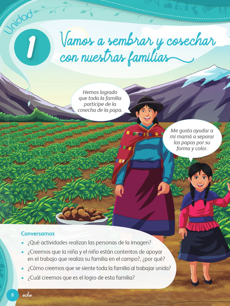 Hemos Logrado Que Toda La Familia Participe de La Cosecha de La Papa ...