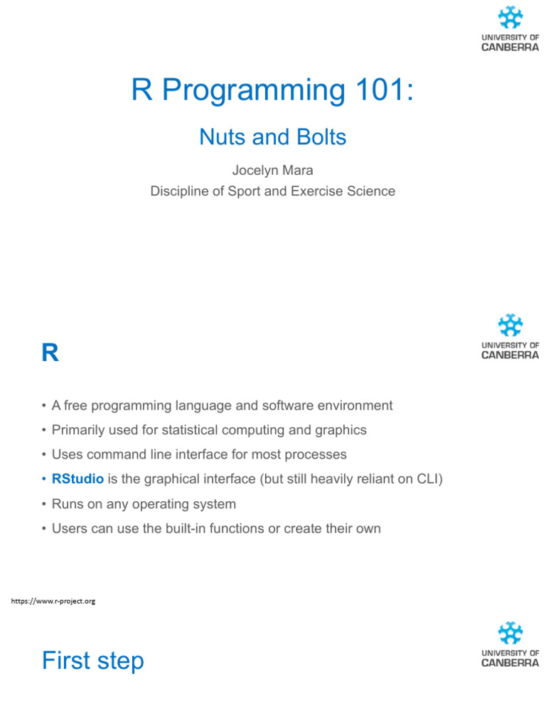R Programming 101 Part 1 | PDF | Command Line Interface | Function ...