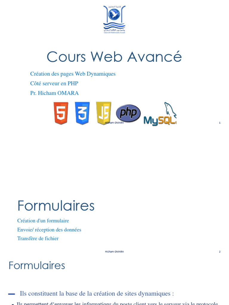 Formulaires HTML en PHP : Guide Complet | PDF | Internet | Internet et Web