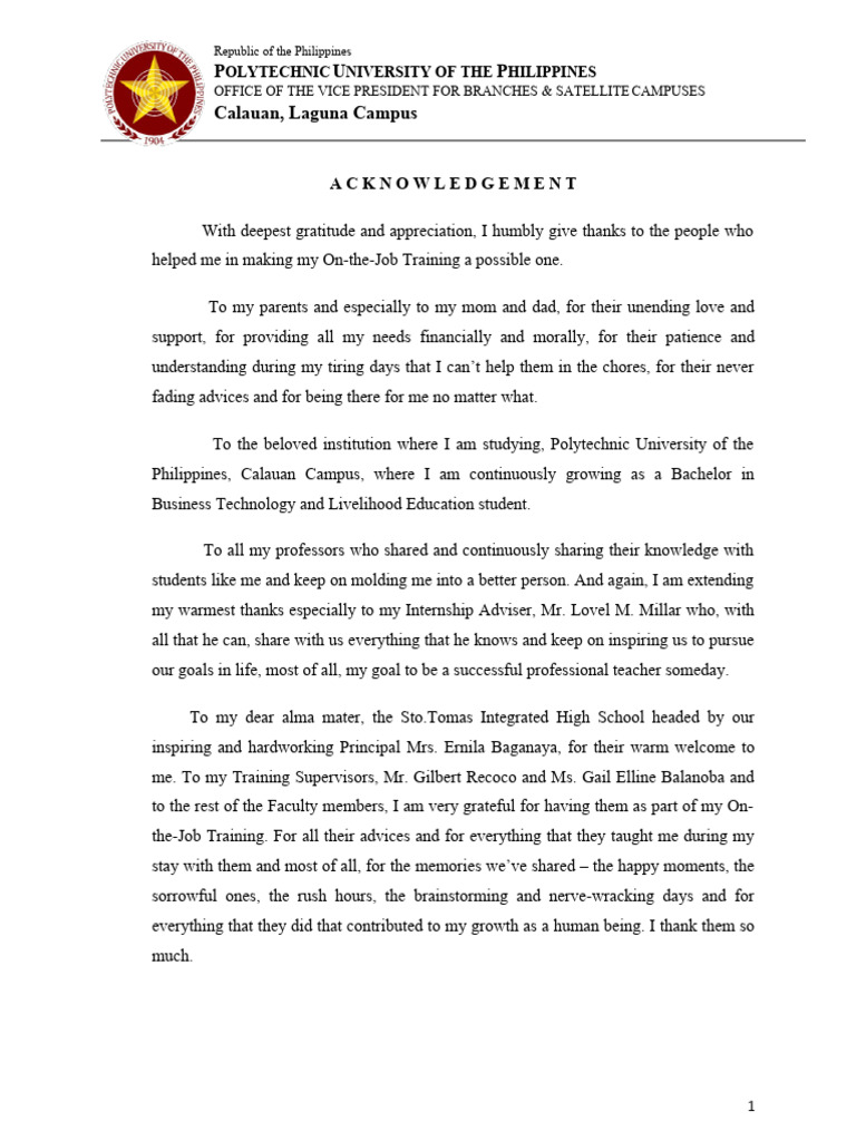 Ojt Manual 2023.. | PDF