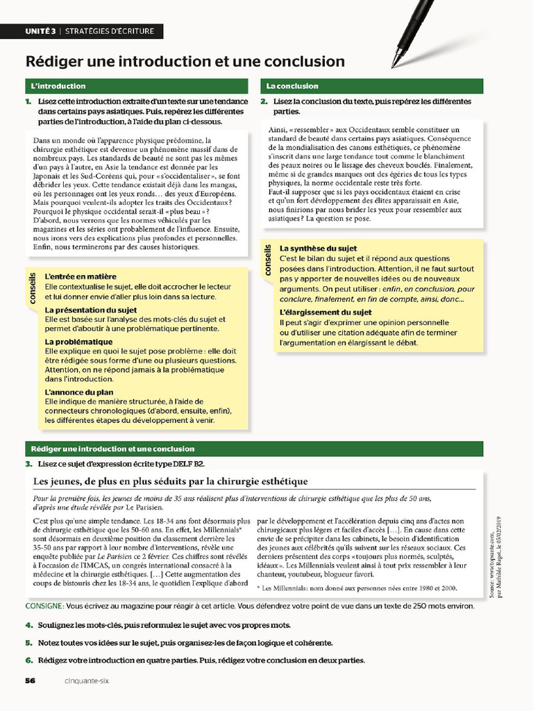 Rédiger Une Introduction Et Une Conclusion | PDF