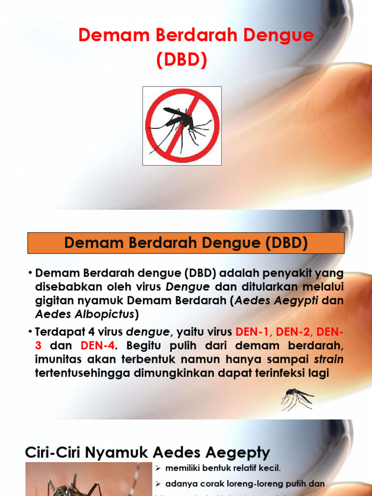 Materi edukasi Demam Berdarah Dengue edit | PDF