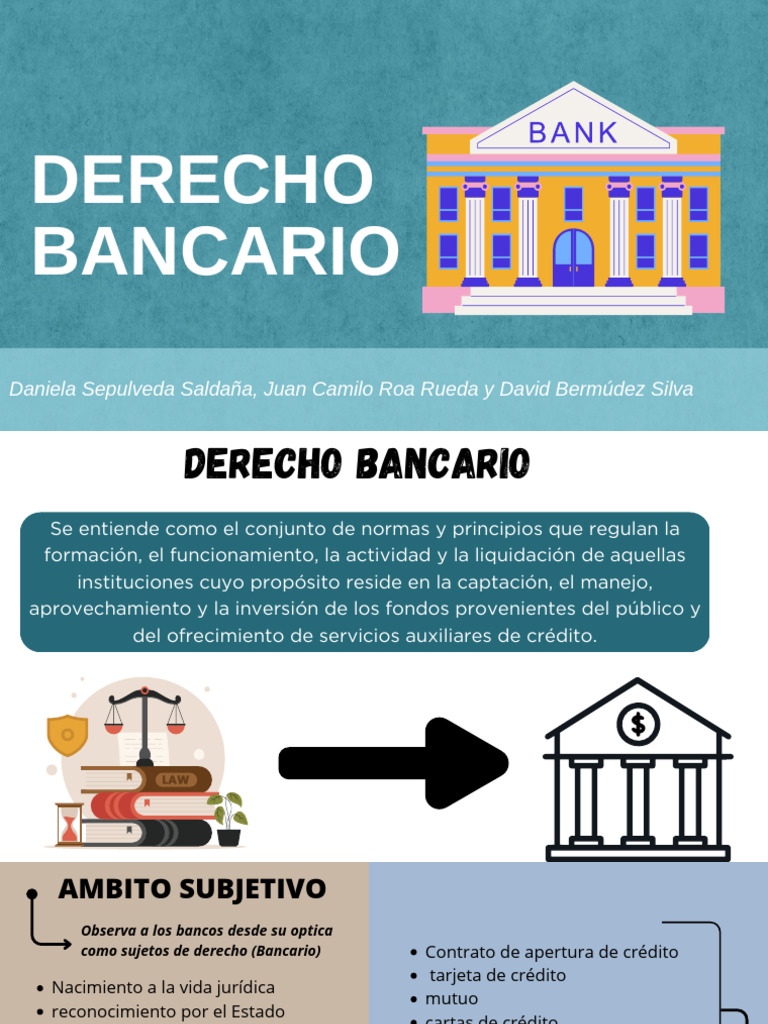 Derecho Bancario | PDF | Bancos | Tarjeta de crédito