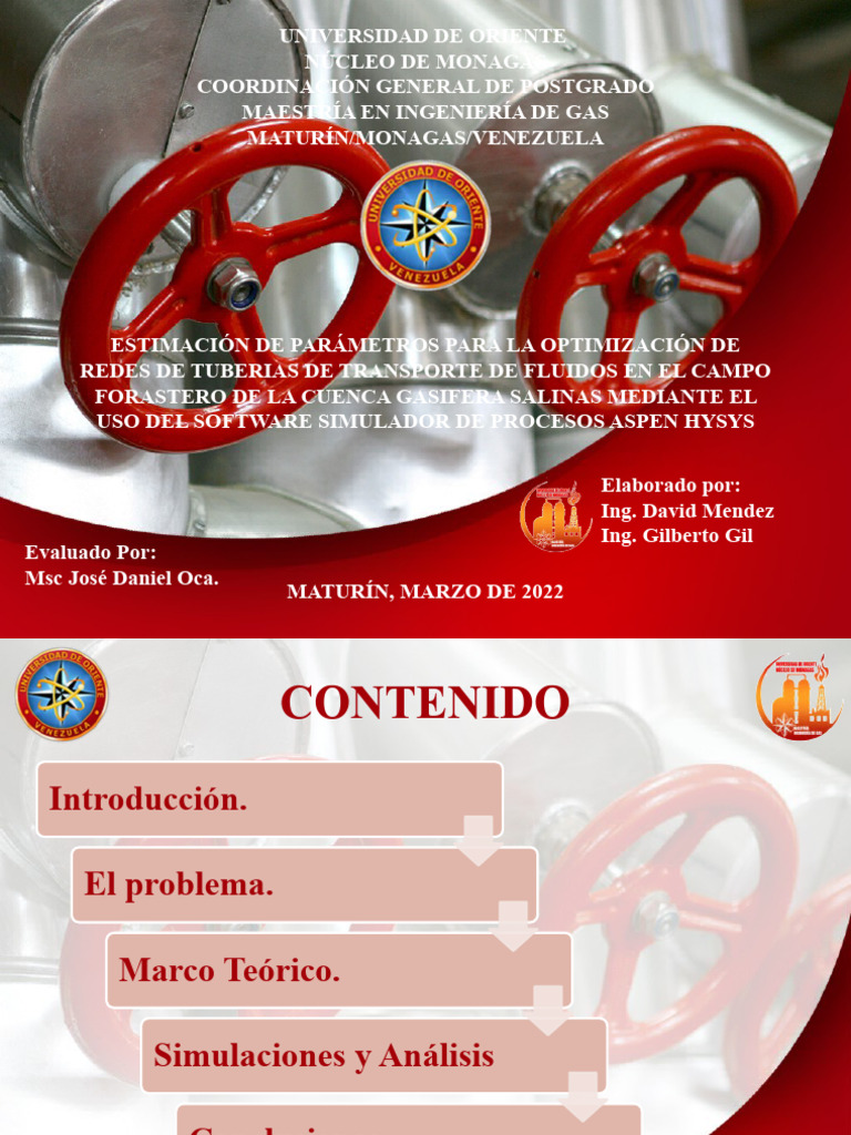 Simulación Presentación Proyecto Final V2 | PDF | Gases | Gas natural