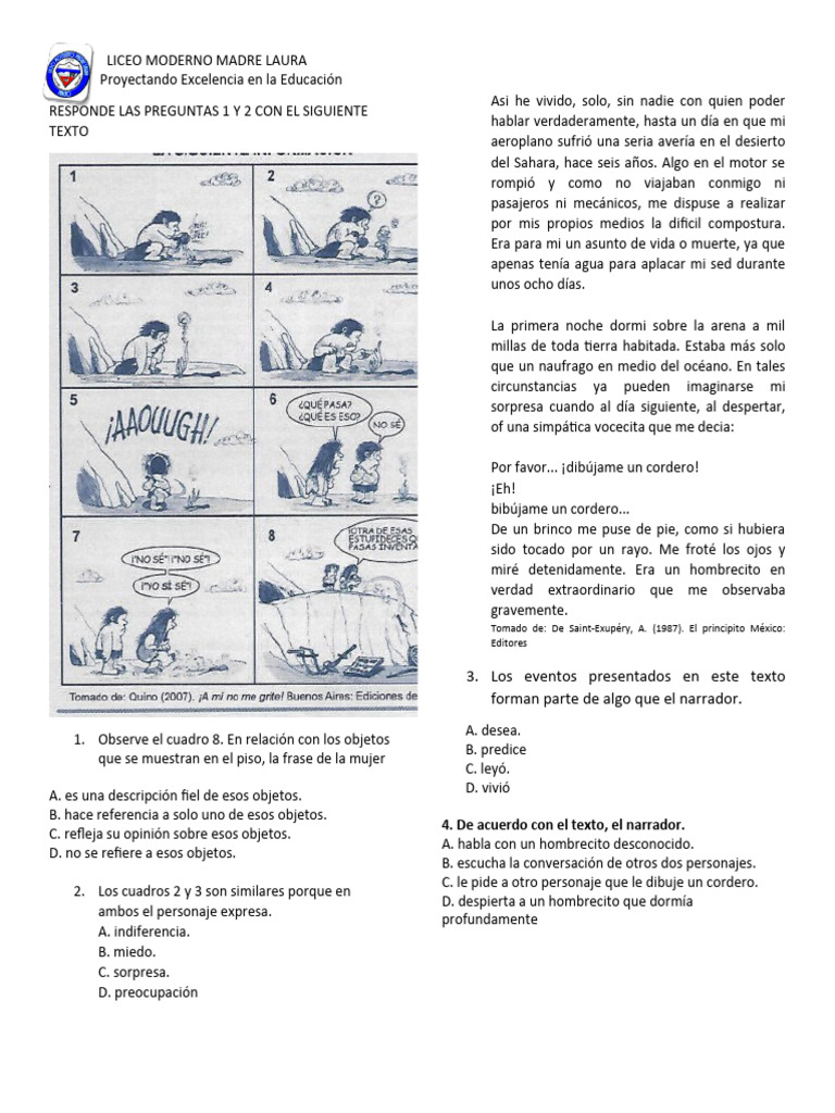 Guia 1 Icfes 2024 - 11 | PDF