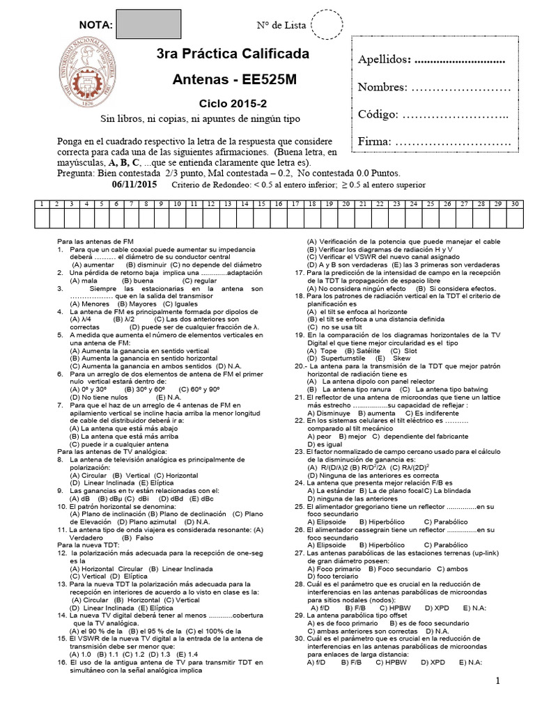 PC3 Ee594 - Fiee Uni | PDF