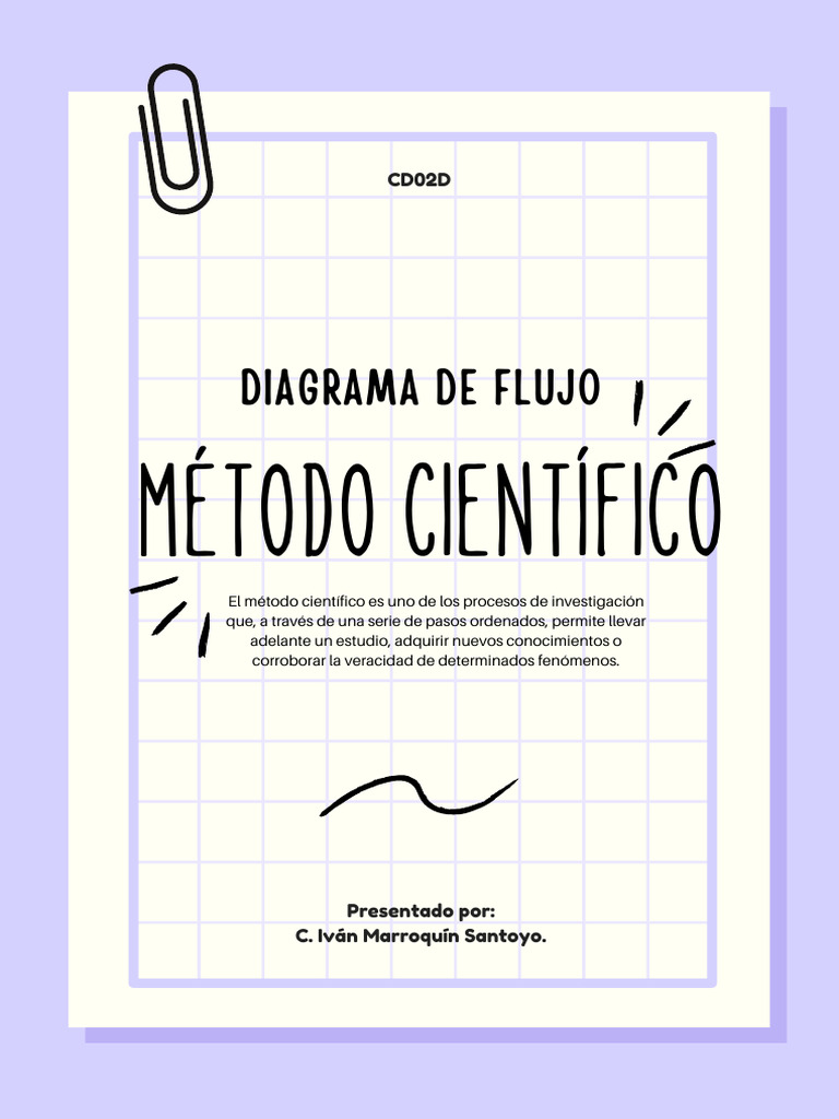 Diagrama De Flujo Del Metodo Cientifico Pdf