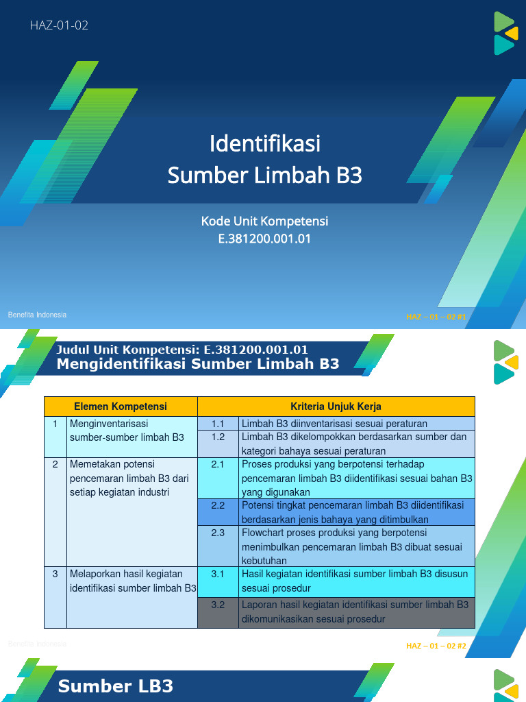 HAZ-01-02 Identifikasi Sumber LB3 | PDF