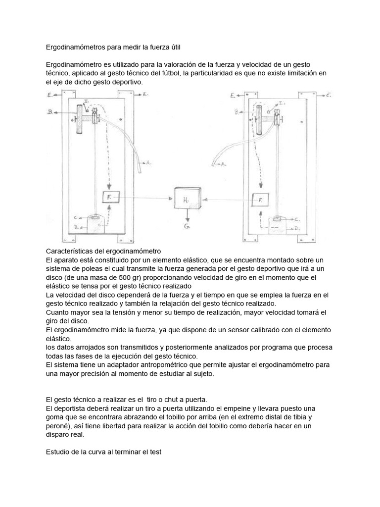 Medición de Fuerza en Fútbol con Ergodinamómetro | PDF | Tecnología