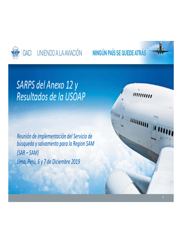 1 Anexo 12 USOAP PQ SAR | PDF | Estado (política) | Gobierno