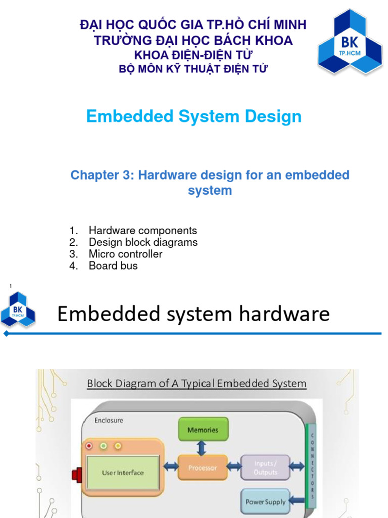 ESD-Ch3 2018 P1 | PDF | Microcontroller | Embedded System