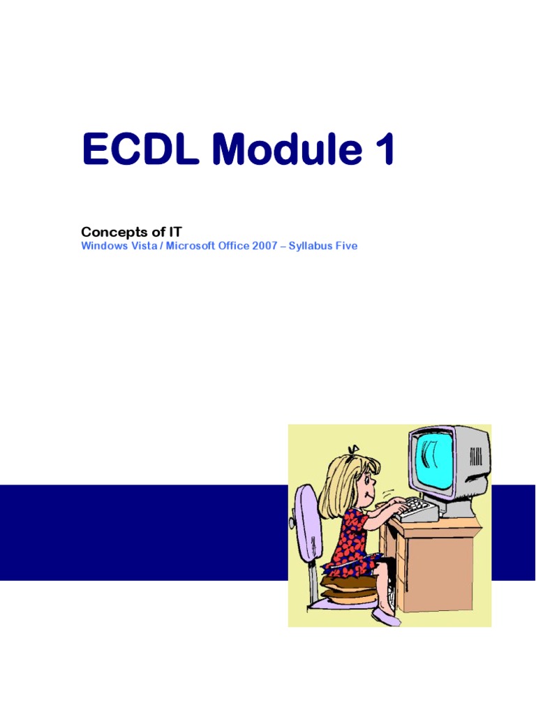 ECDL Module 1 | Download Free PDF | Personal Computers | Computer Data Storage